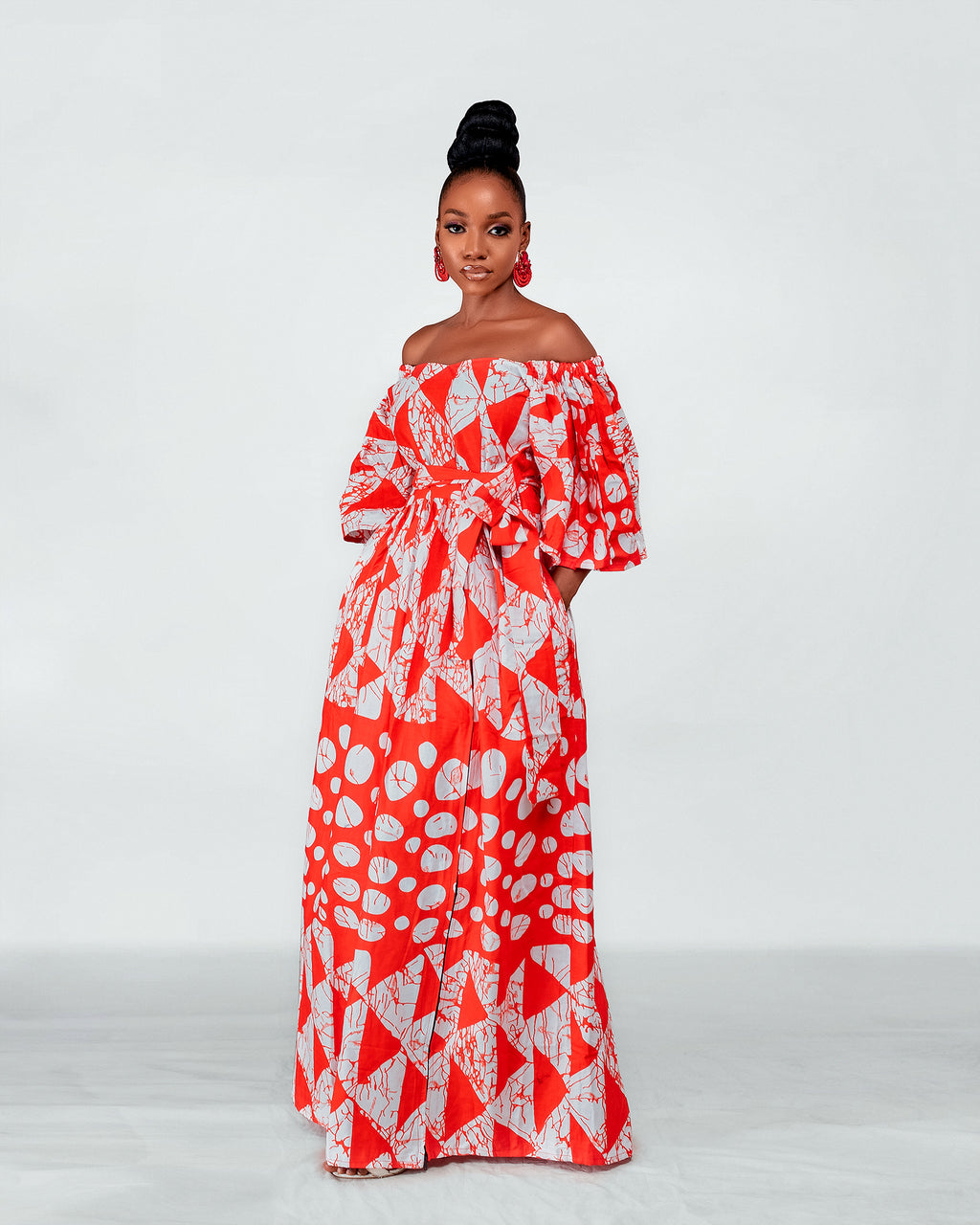 Tori Off shoulder Maxi Dress